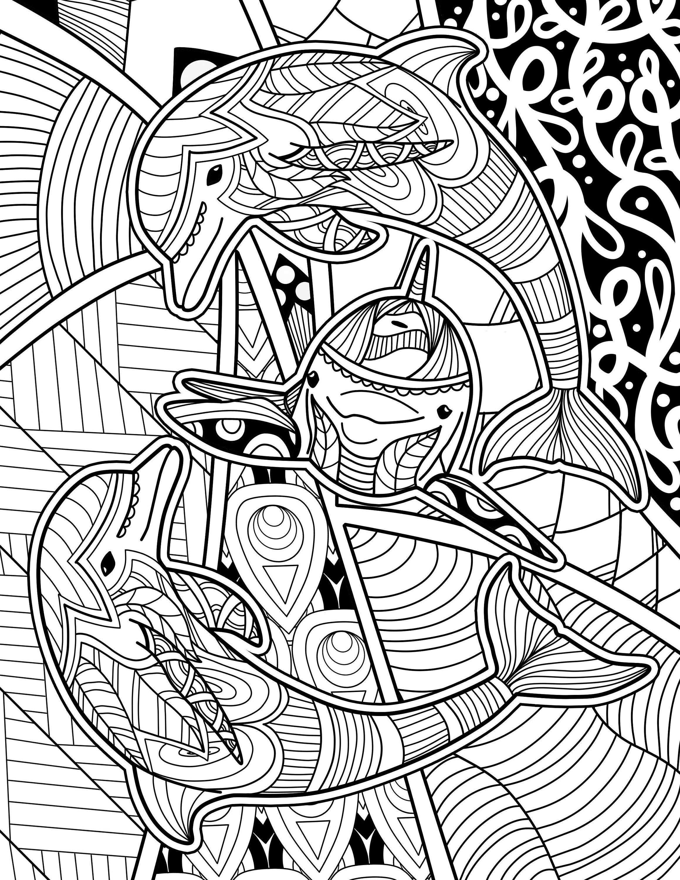 Mix Collection (5) Coloring Pages - Etsy