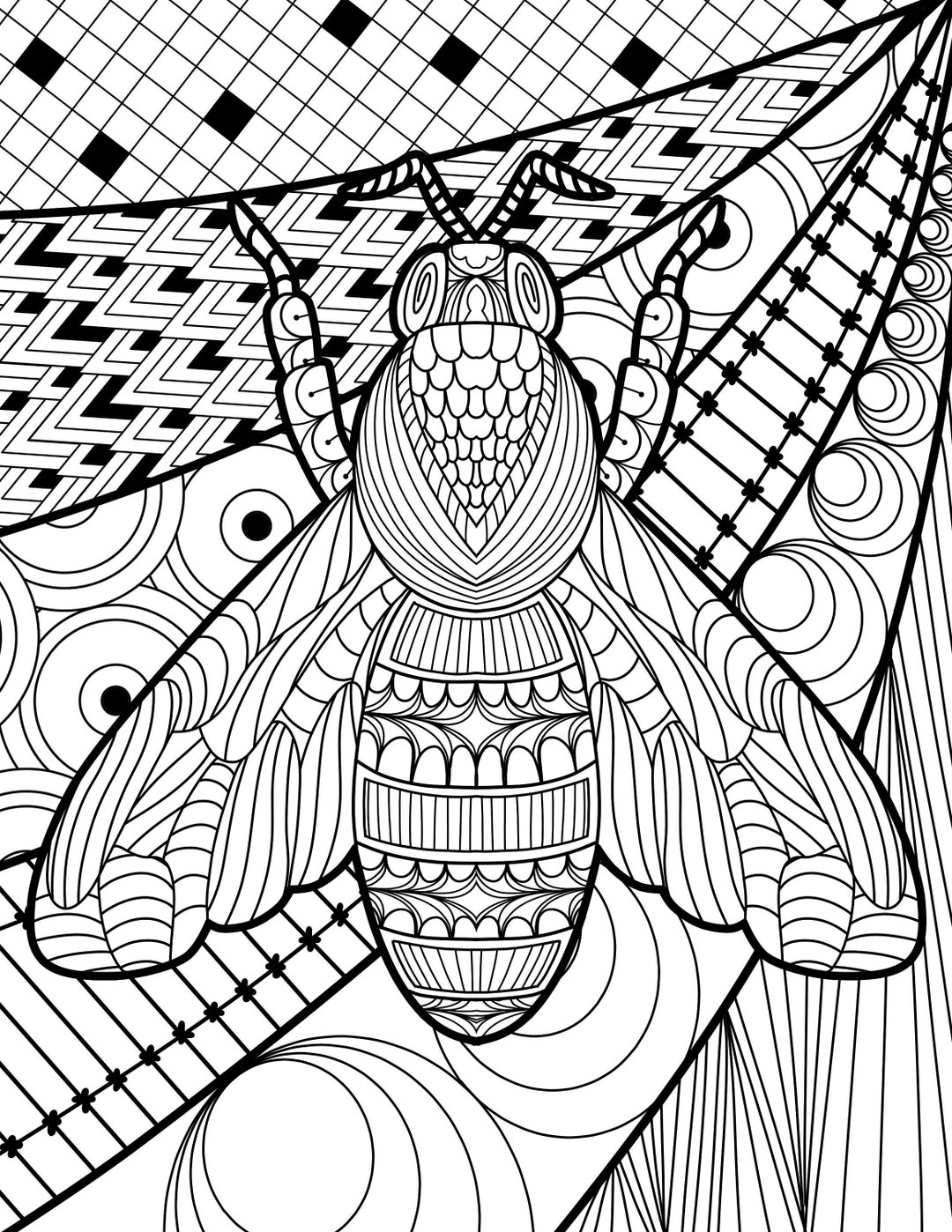 Mix Collection (5) Coloring Pages - Etsy