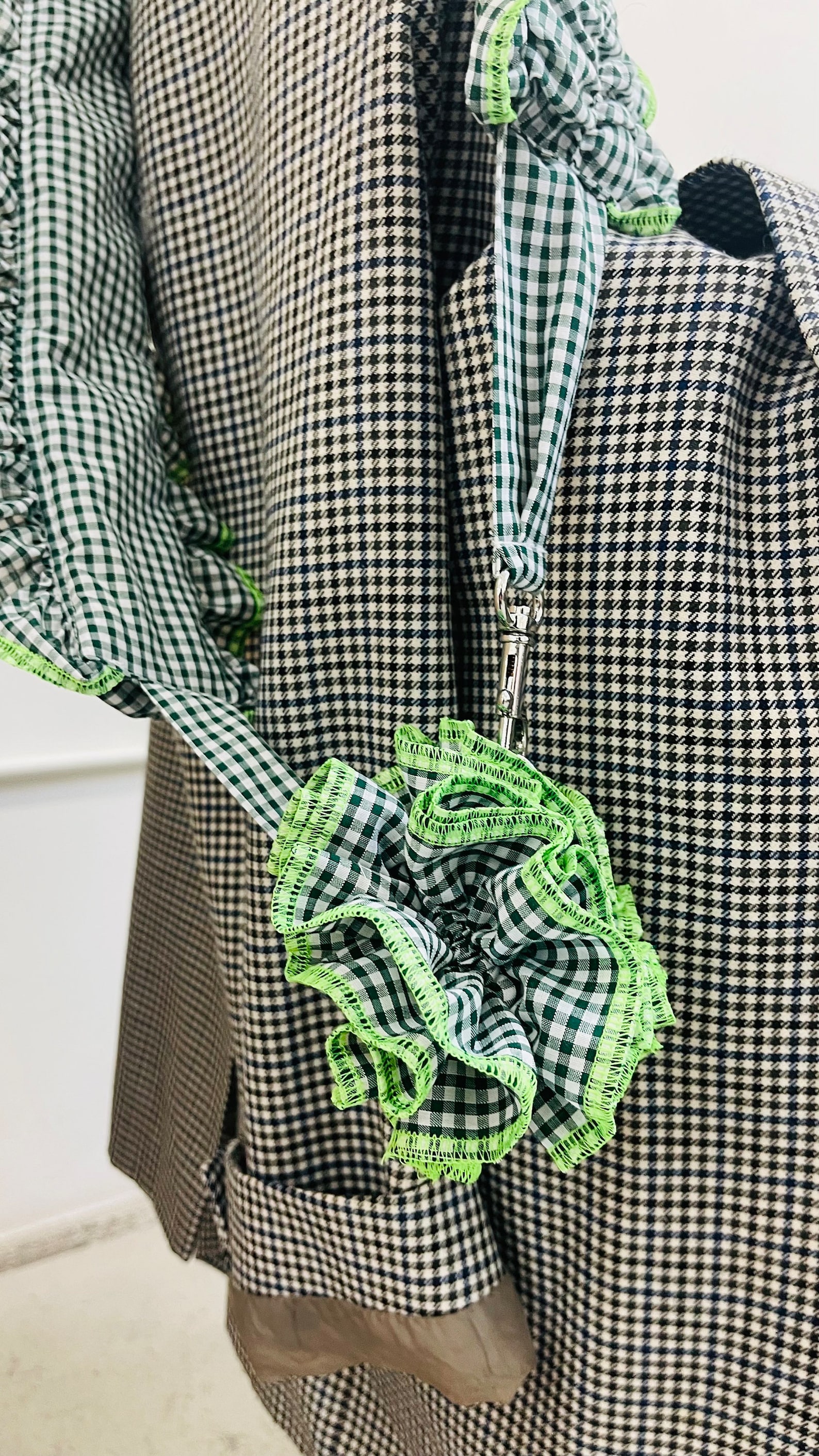 Beautiful Gingham Scrunchie Inspired Cross Body Bag Strap Made From ...