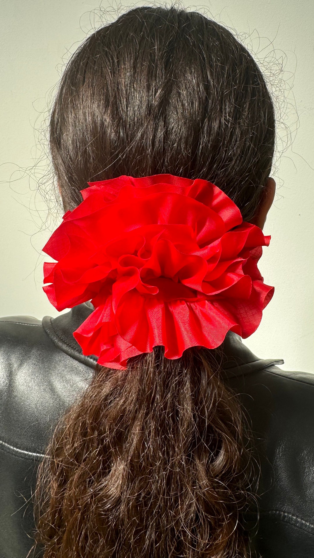 Waterproof Scrunchie , Beautiful Red Fierry Waterproof , Lightweight ...