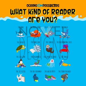 What Kind of Reader Are You Posters, Digital Download - Oceans of ...