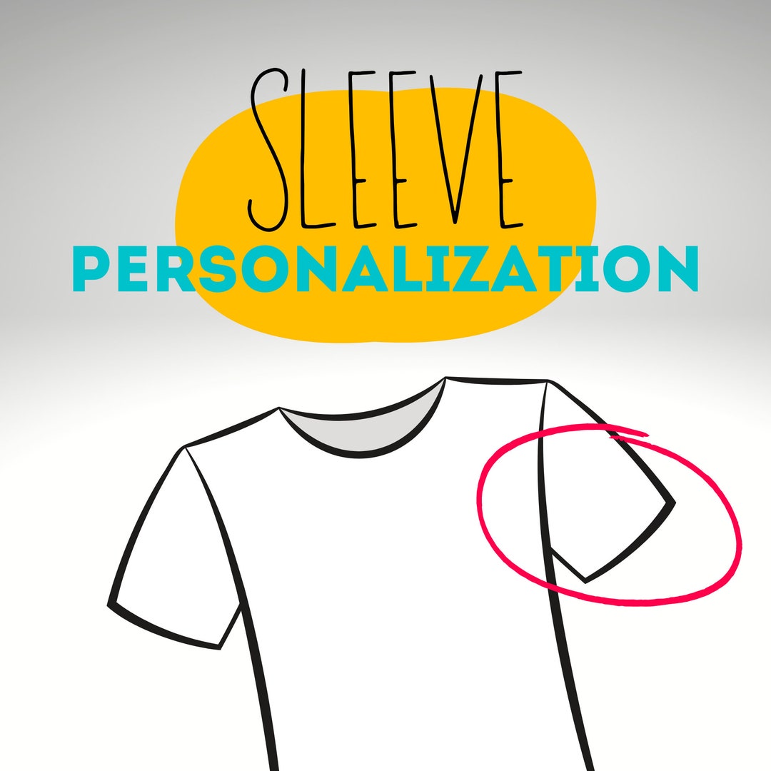 Personalized Sleeve - Add Text or Logo to a Shirt in the Shop - Etsy