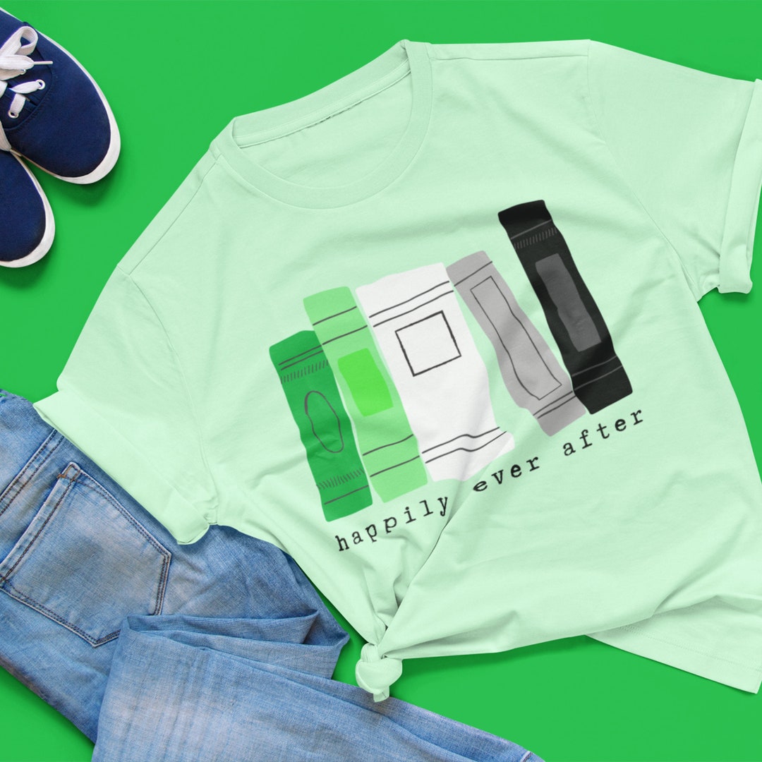 Aromantic Pride Books Shirt - Etsy