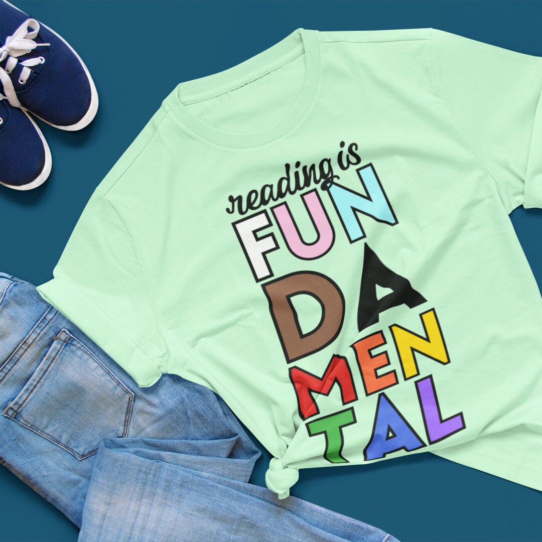 Reading is Fundamental Shirt - Pride Flag - Etsy
