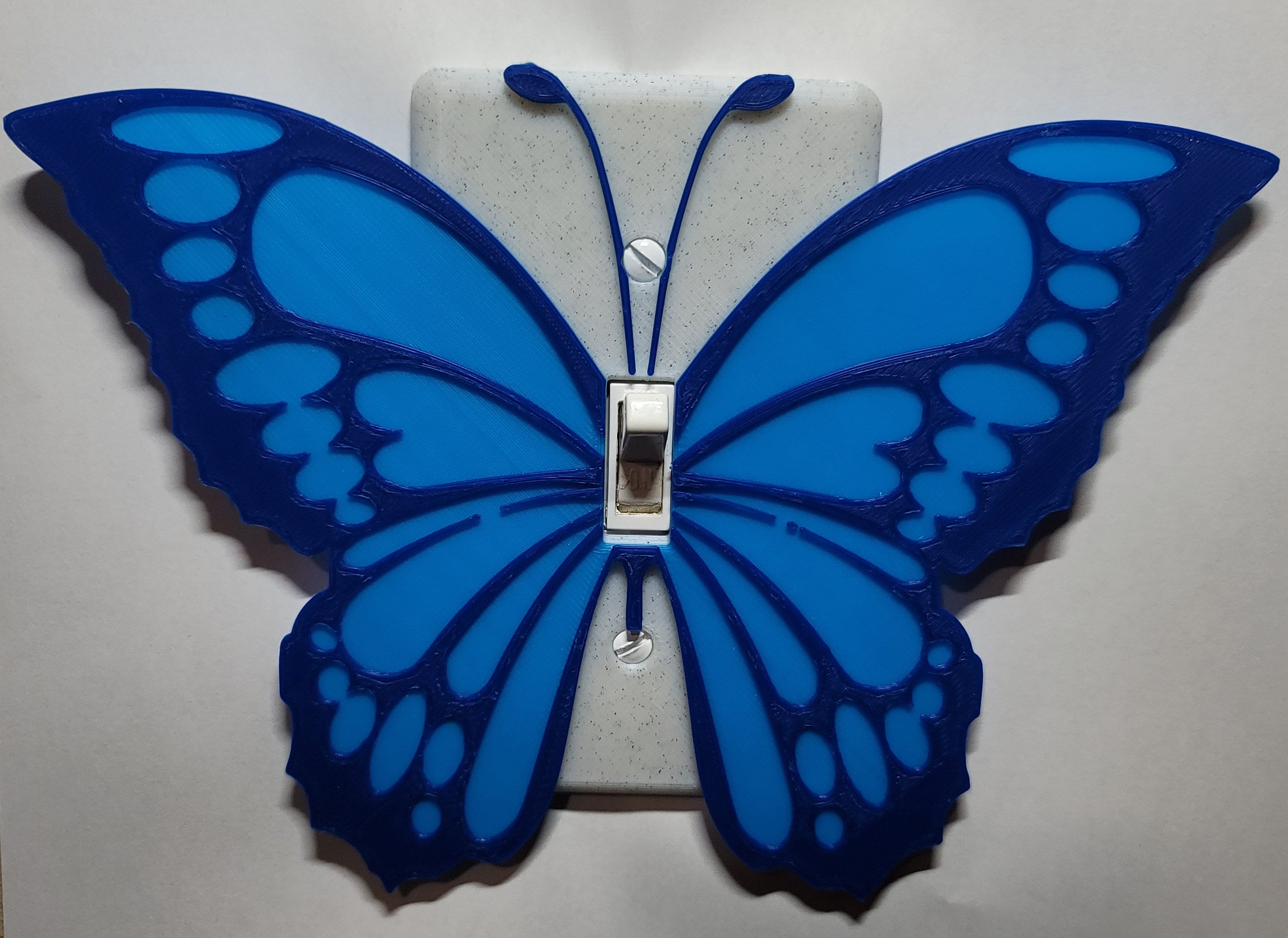 3D Butterfly Light Switch Cover customizable | Etsy