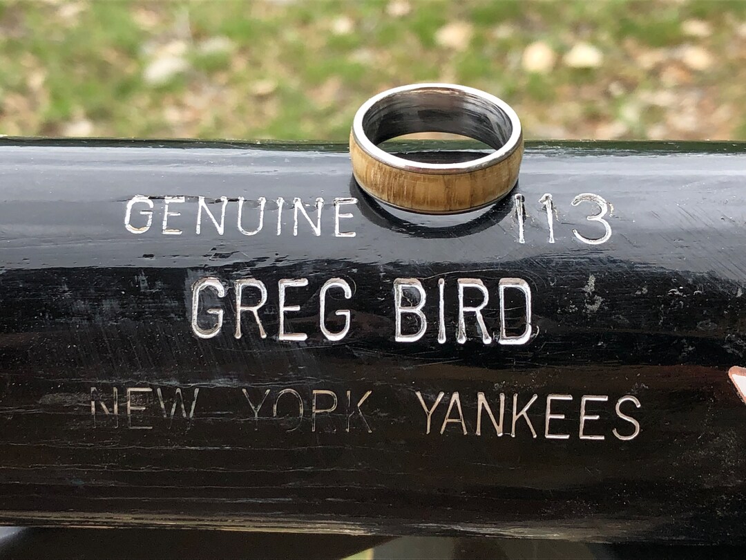 MLB Bat Inlay Ring (yankees) - Etsy