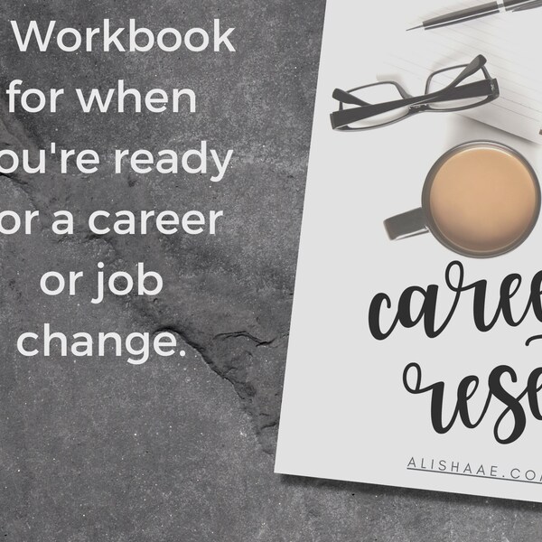 Career Reset Career Guidance Career Workbook - Etsy