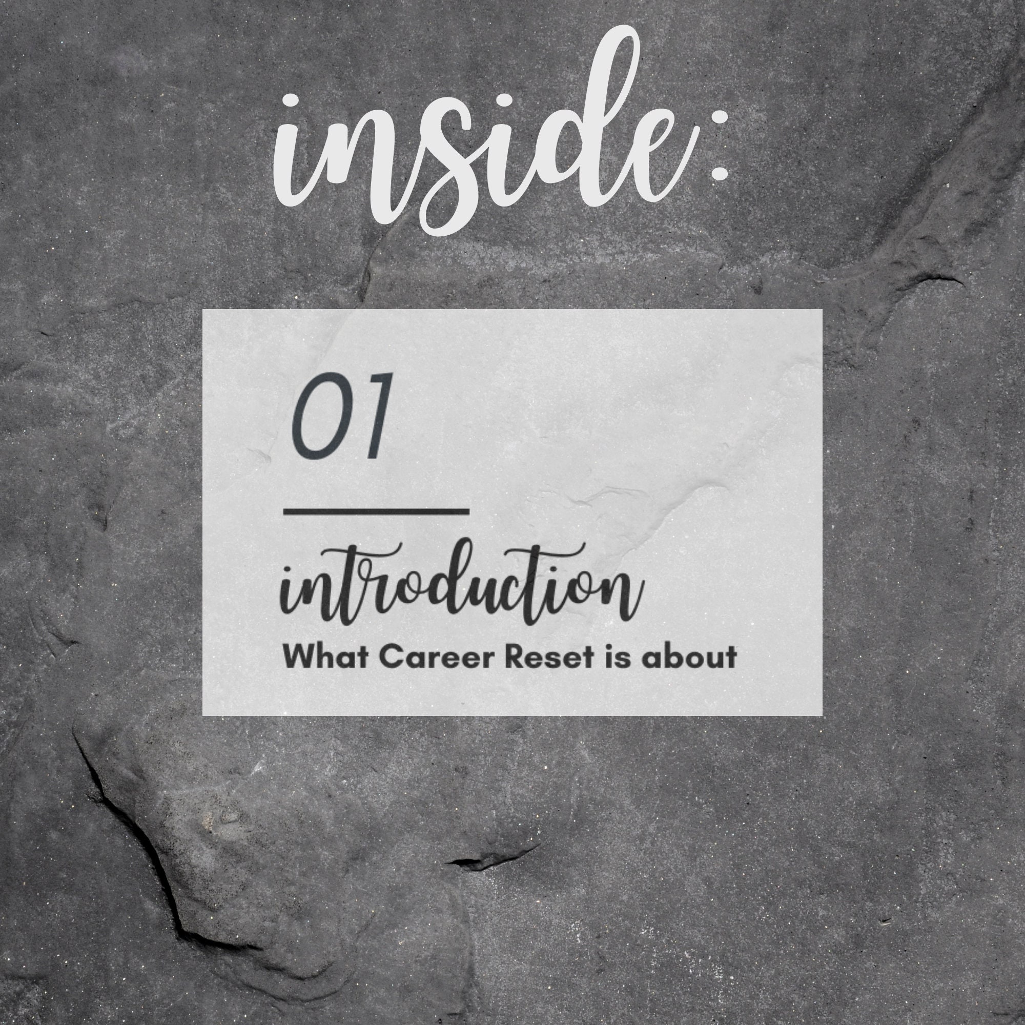 Career Reset Career Guidance Career Workbook - Etsy