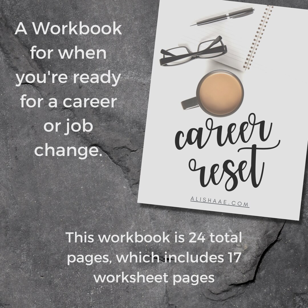 Career Reset Career Guidance Career Workbook - Etsy