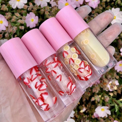 Lip Gloss Labels Clear Lip Gloss Stickers Cosmetic Labels - Etsy