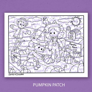Fall Coloring Pages, Halloween Coloring Pages, Printables, Cozy ...