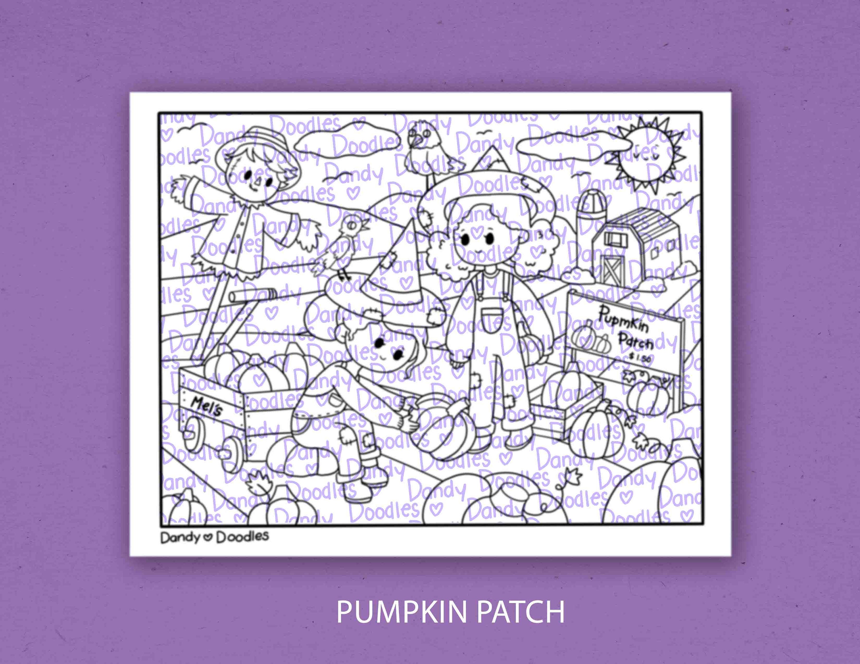 Fall Coloring Pages, Halloween Coloring Pages, Printables, Cozy ...