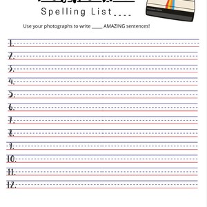 Spelling Selfies Worksheet – Fun Spelling Practice for Kids | Printable ...