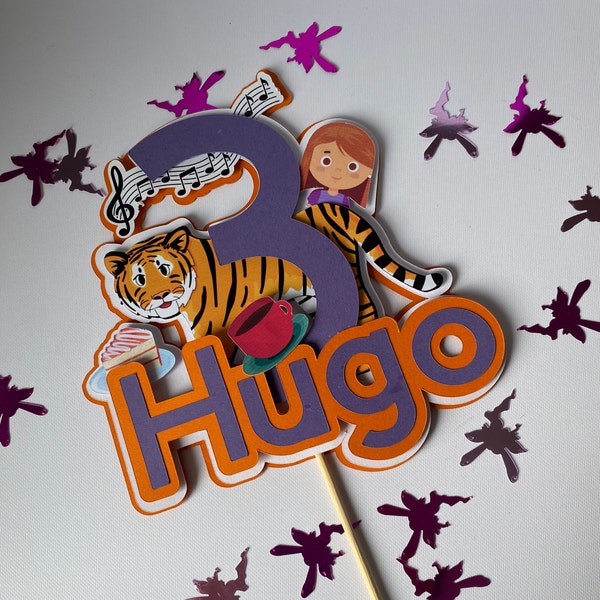 Tiger Cake Topper - Etsy UK