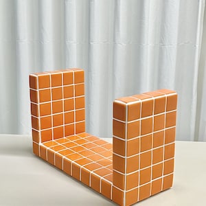 Tile Shelf - Tile Bookcase - Handmade Furniture - Tile Furniture - Home ...