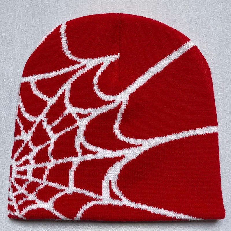 Spider Web Beanie Hat - Etsy