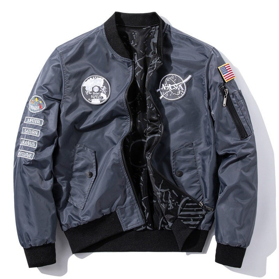 Custom NASA Space Bomber Jacket - Etsy