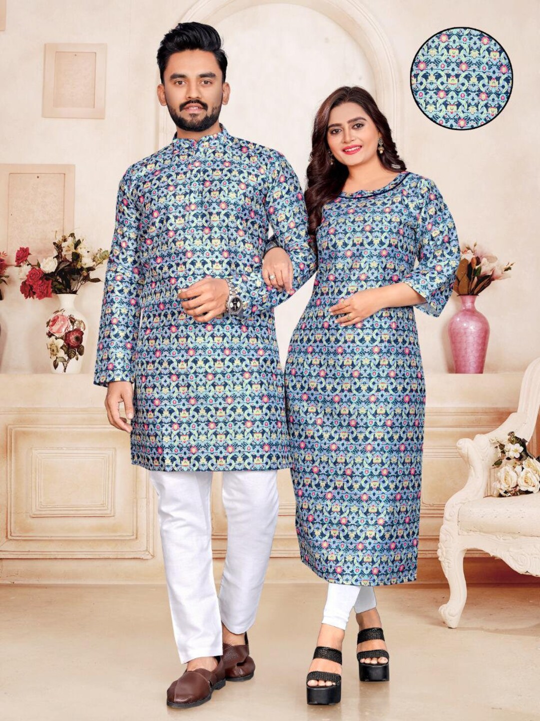 Function and Party Wear Kurtas and Kurtis in Hit Print Design,couple ...
