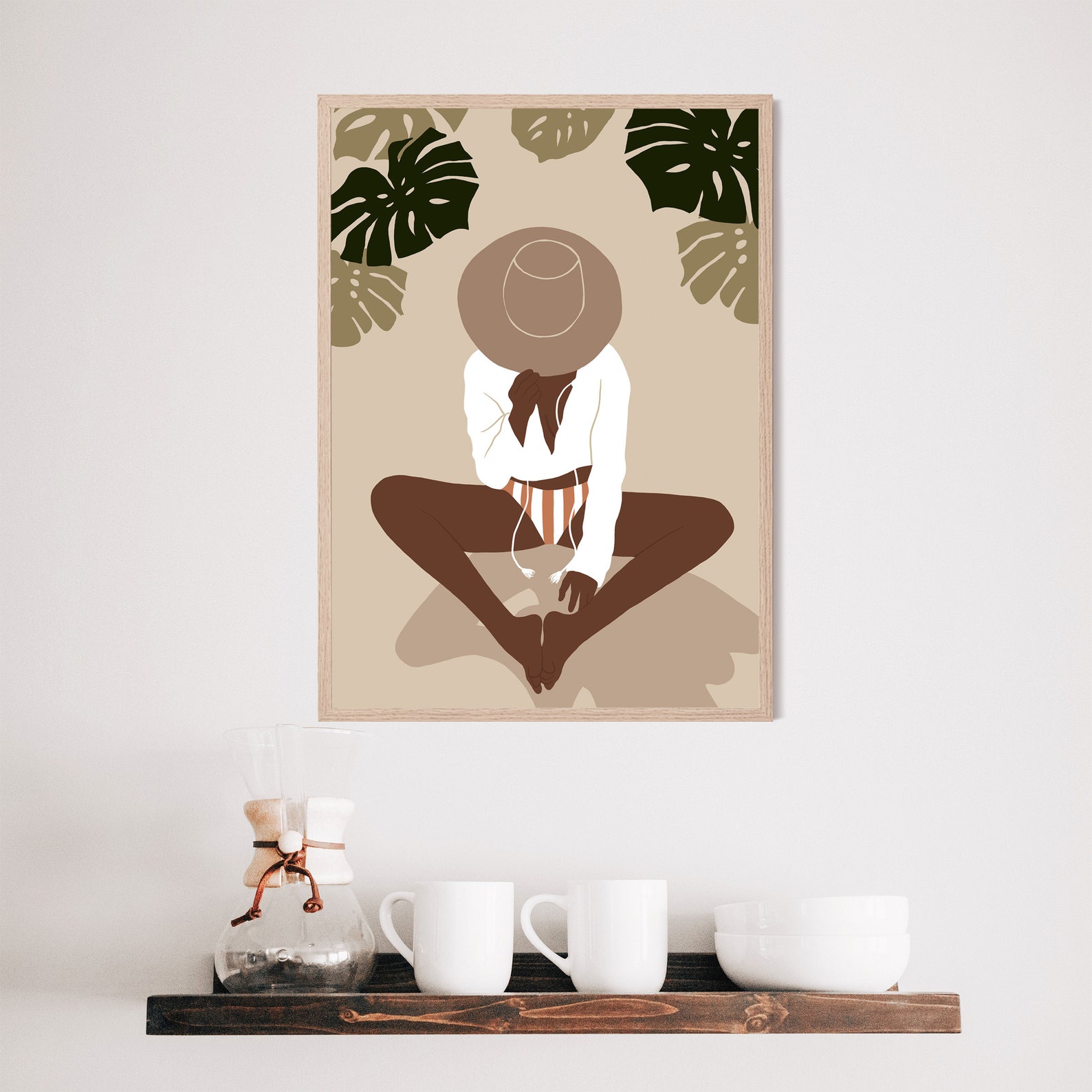 Woman Print Female Printable Wall Art Digital Print Neutral | Etsy