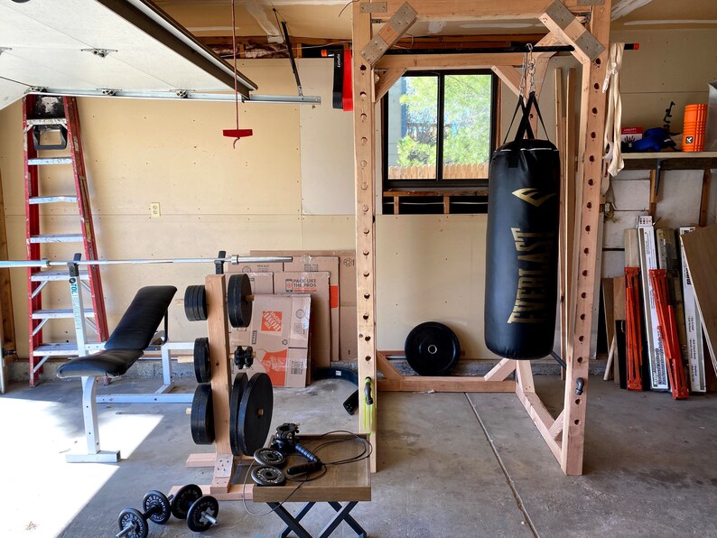All-purpose Strong Rack Plans (squat Rack, Wood Rack, Mobile, Pull-ups ...