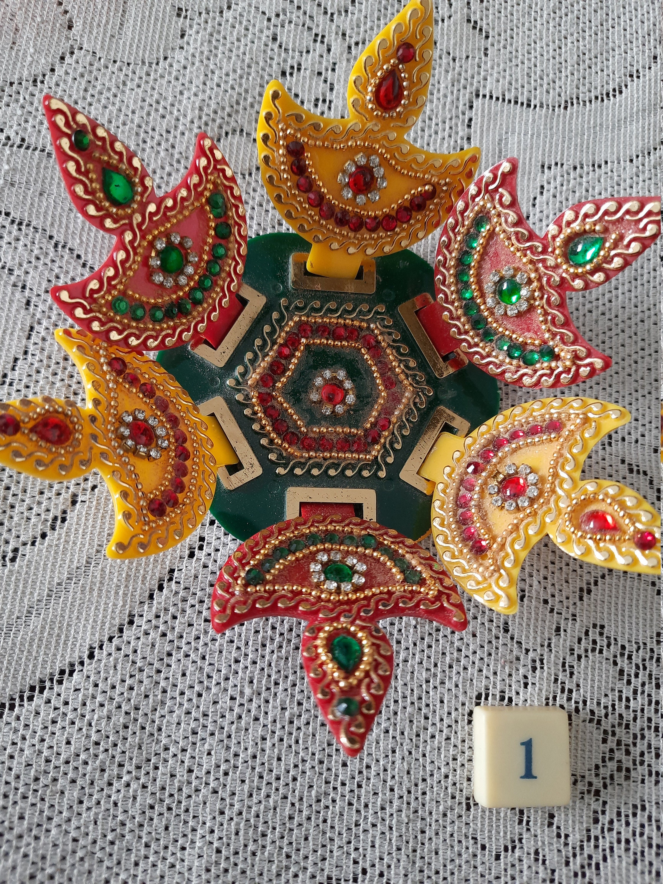 100% Handmade Acrylic Rangoli Home decor | Etsy