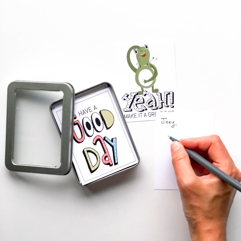 LUNCH BOX NOTES Digital Download Printable Pdf, Back to School Notes ...