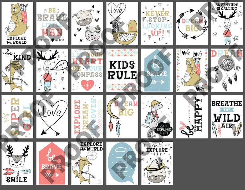 LUNCH BOX NOTES for Kids, Back to School Notes. Digital Download ...