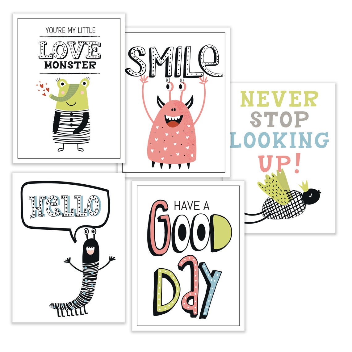 LUNCH BOX NOTES Digital Download Printable Pdf, Back to School Notes ...