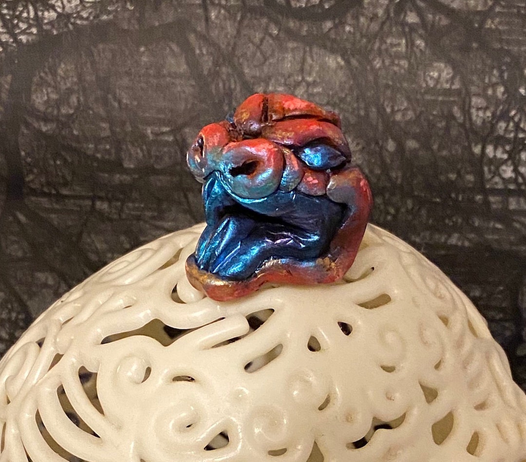 The Oracle Snake Necklace- Red Variant - Etsy