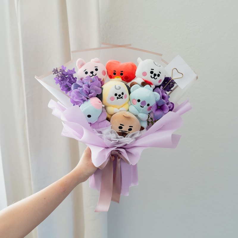 Bts Flower Bouquet - Etsy