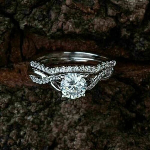 Infinity Ring Set - Etsy