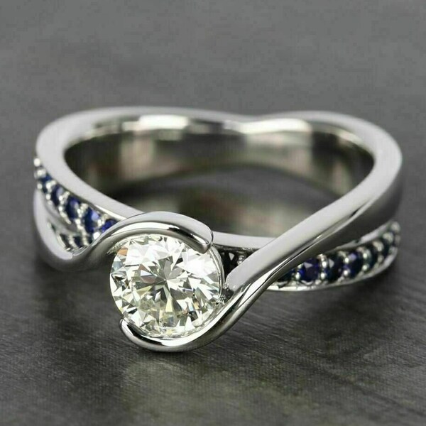 Unique Wedding Ring Set - Etsy