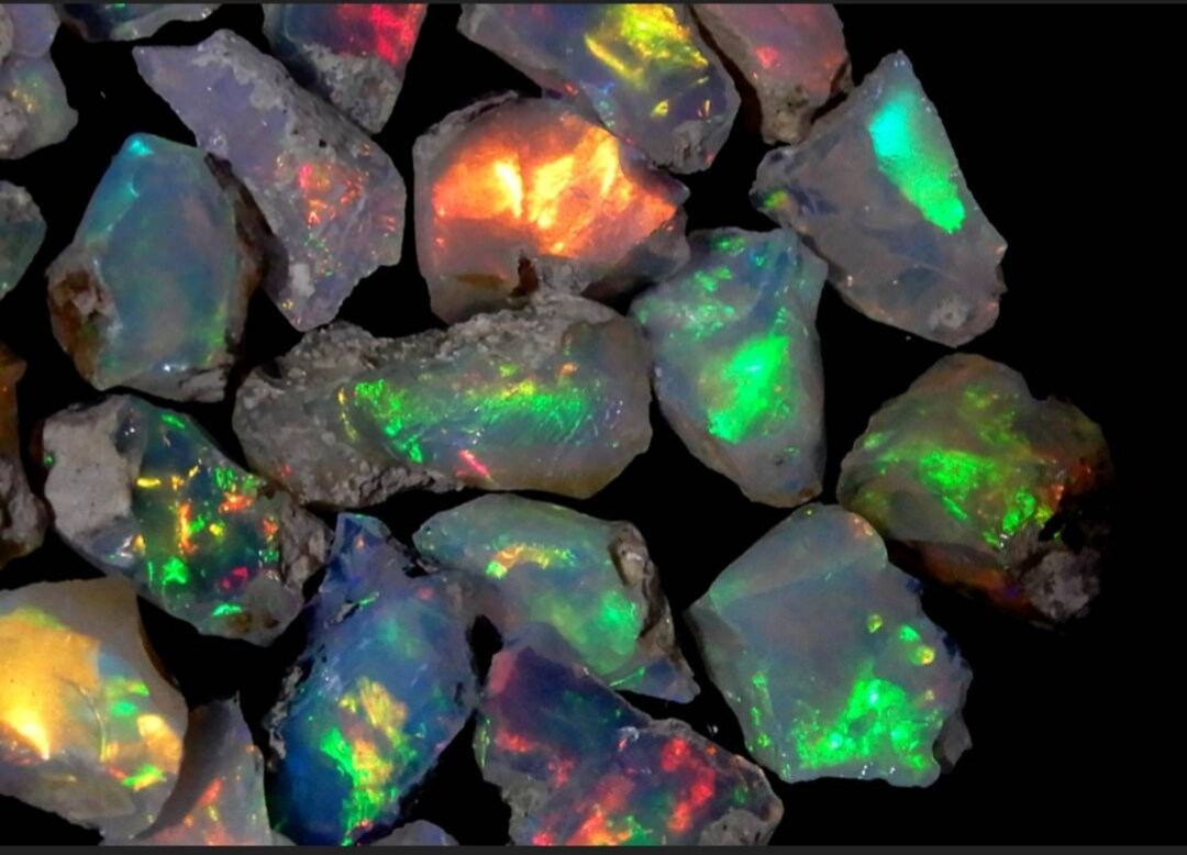 Opal, Opal Rough, Dry Opal Rough, Raw Opal Crystal, Ethiopian Opal ...