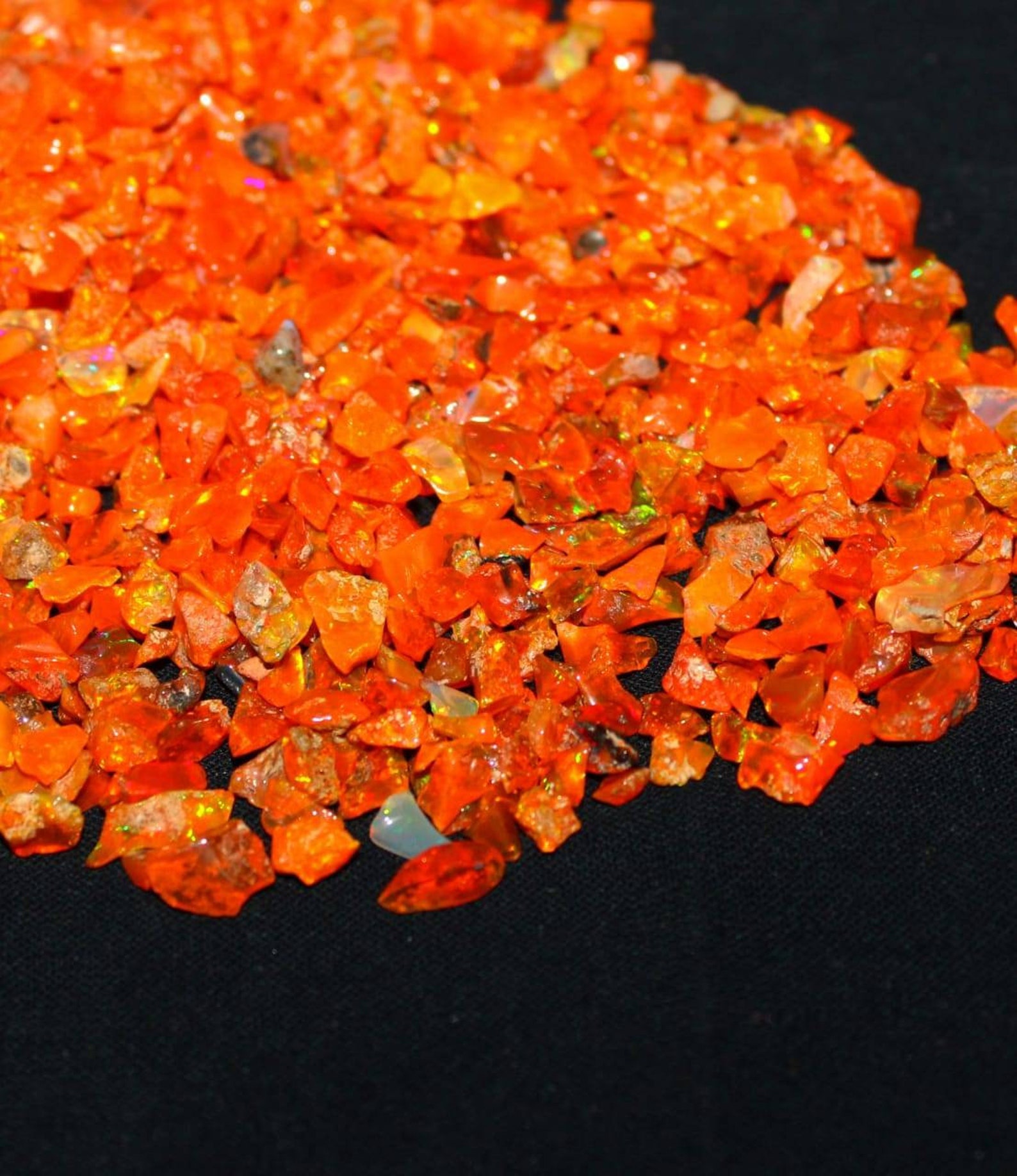 Natural Ethiopian Orange Opal Polished Rough Stone Welo Fire - Etsy