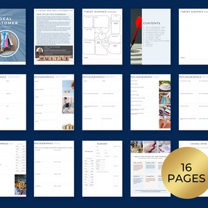 Ideal Customer Avatar Workbook, Choose the Target Audience for Your ...