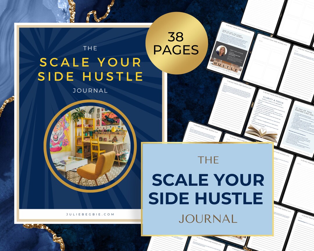 Scale Your Side Hustle Business Growth Journal, Daily Prompts for ...