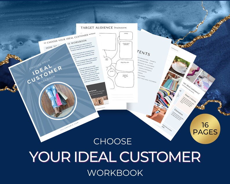 Ideal Customer Avatar Workbook, Choose the Target Audience for Your ...