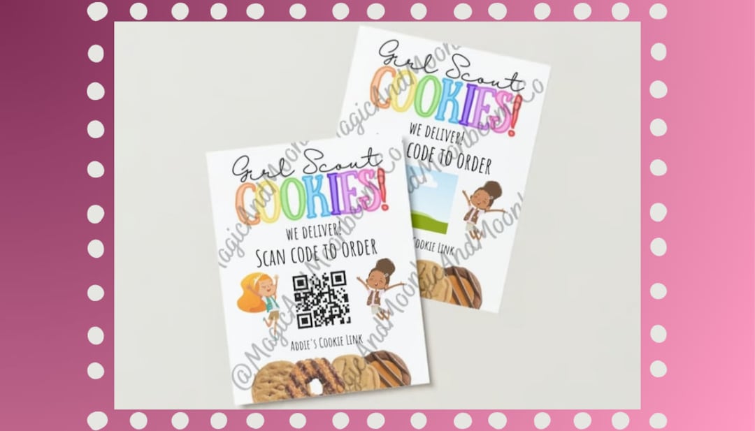 Downloadable Girl Scout Cookie Sales Flyer Editable in Free Canva App ...
