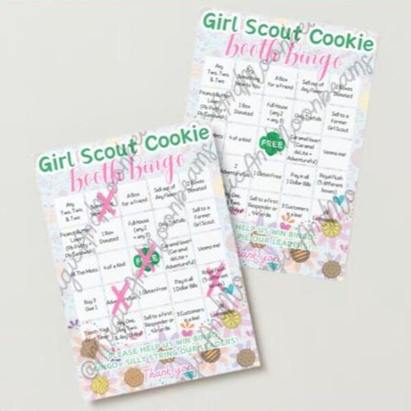 Girl Scout Cookie Booth - Etsy