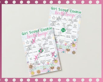 2024 Girl Scout Cookie Booth BINGO Card LBB Baker Version - Etsy