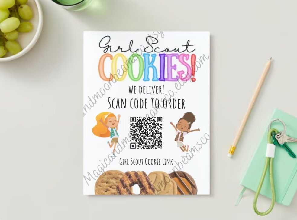 Downloadable Girl Scout Cookie Sales Flyer Editable in Free Canva App ...
