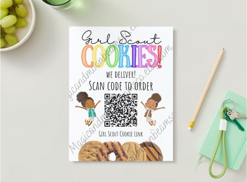 Downloadable Girl Scout Cookie Sales Flyer Editable in Free Canva App ...
