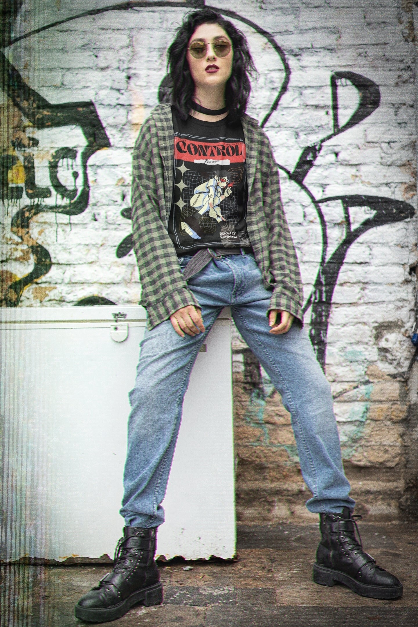 Control-alt Clothing Urban Tshirt, Streetwear Black Shirt, Edgy T-shirt ...