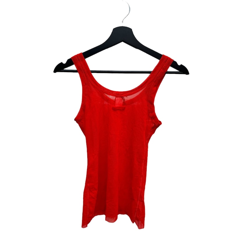 Jean Paul Gaultier Vintage Red Mesh Top Size M - Etsy
