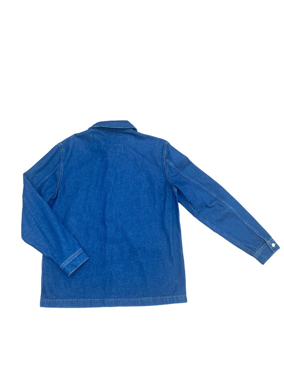 Sandro Blue Raw Denim Jacket - Gem