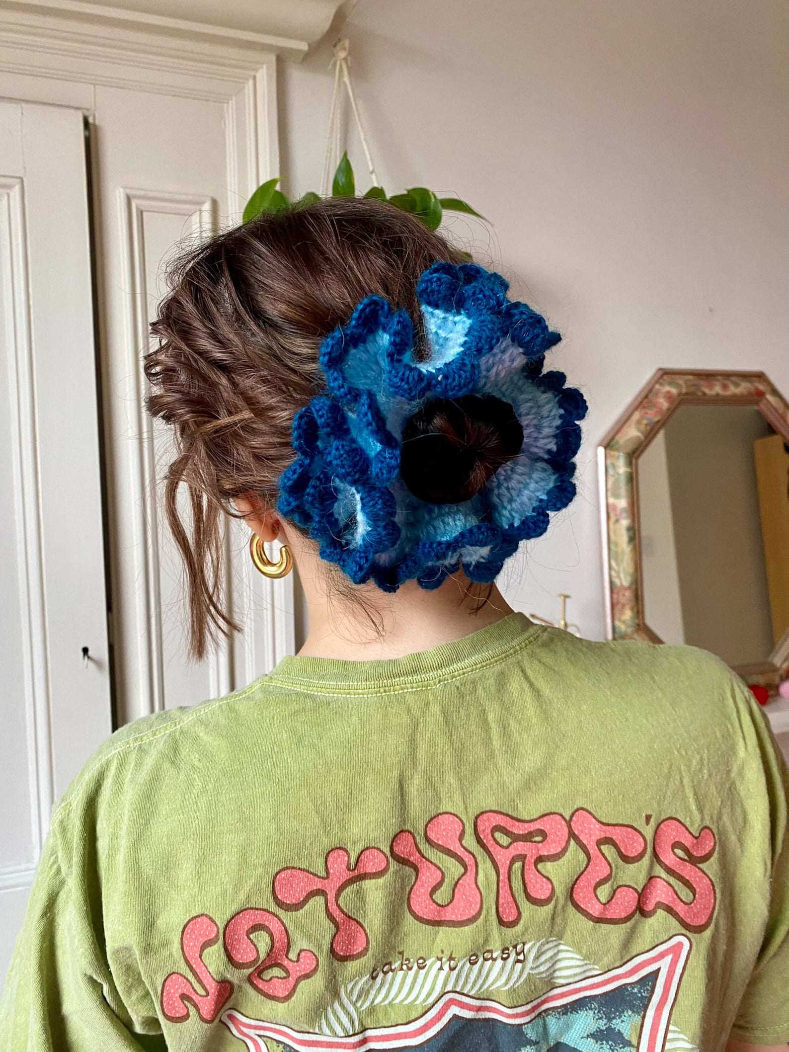 Crochet Mega Ruffle Scrunchie Pattern (PDF Pattern) - Etsy
