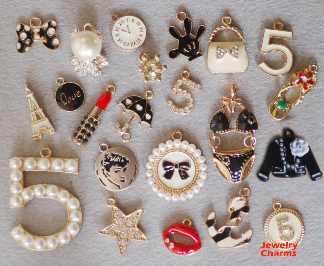 22 Pcs Jewellery Charms for Bangles Alloy Bracelets Pendants on Sale ...