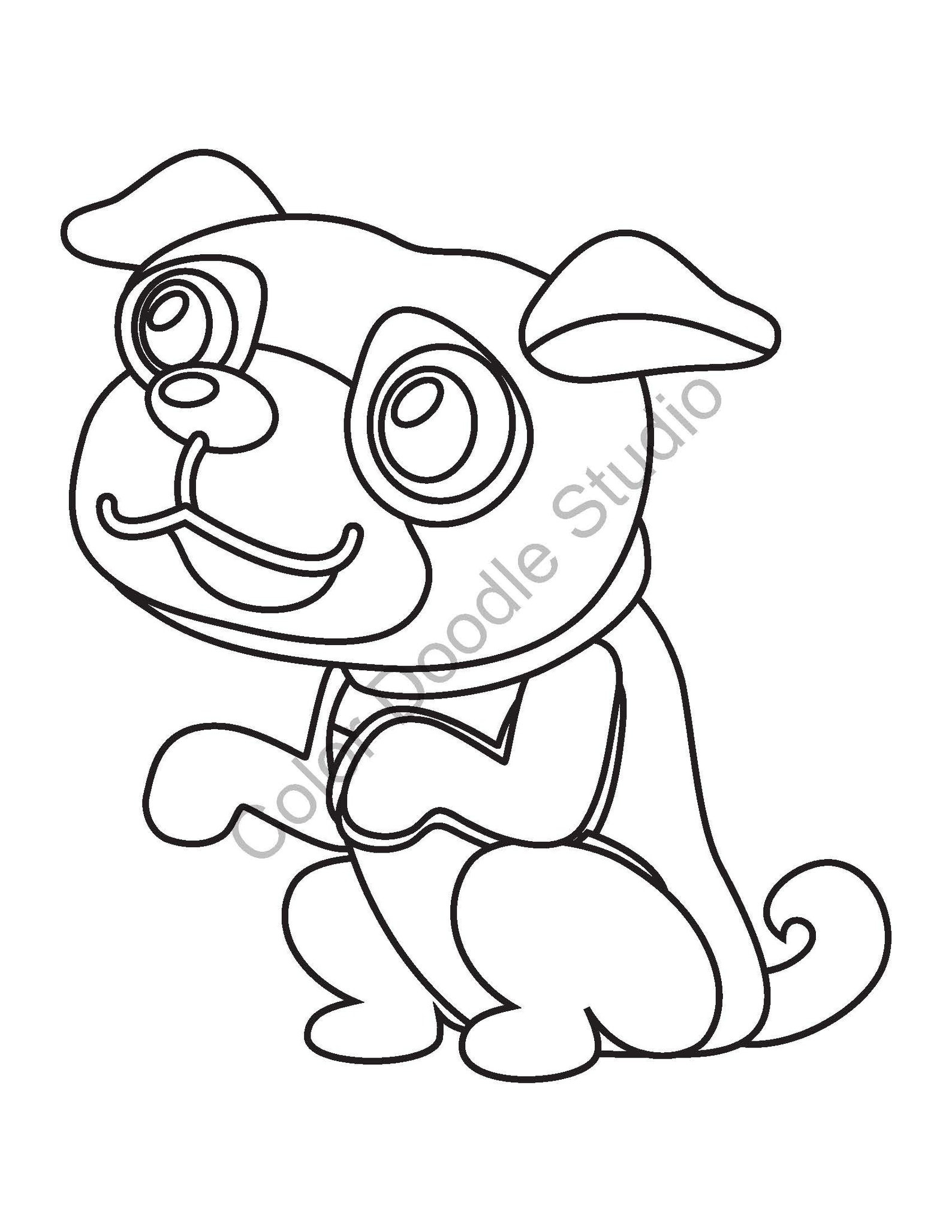 At The Dog Park Vol. 2 Coloring Pages Downloadable Printable | Etsy