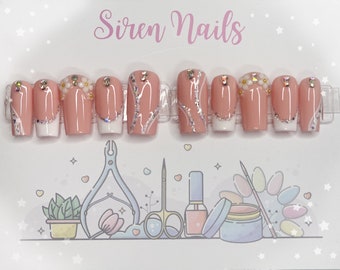 French Kissed Nails Pressed by Amb - Etsy