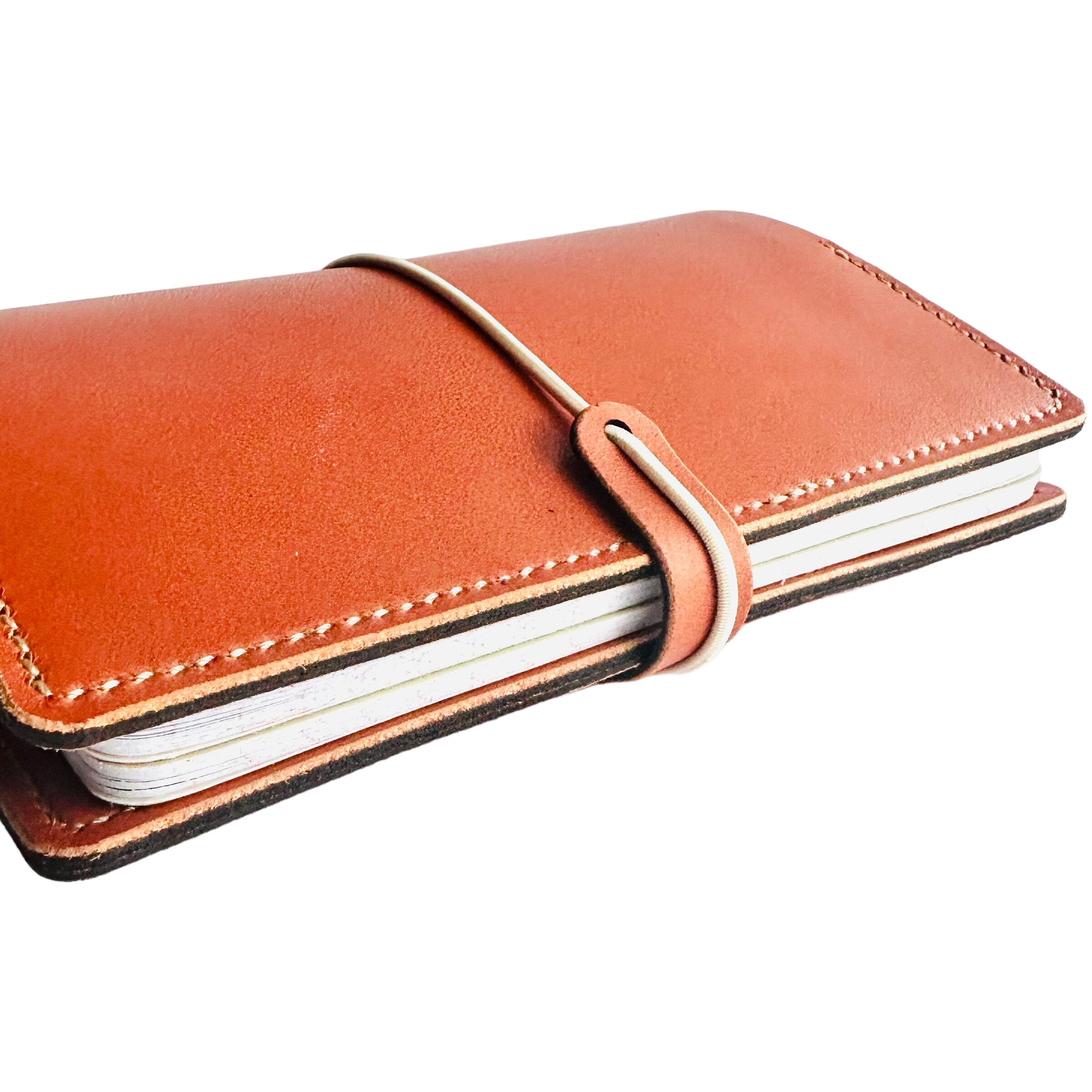 Traveler's Notebook Cover W/ Pockets, Pocket Size, Leather Journals, TN ...